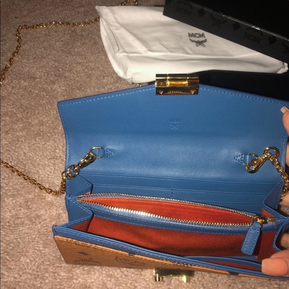 MCM | Bags | Mcm Chain Wallet Crossbody | Poshmark